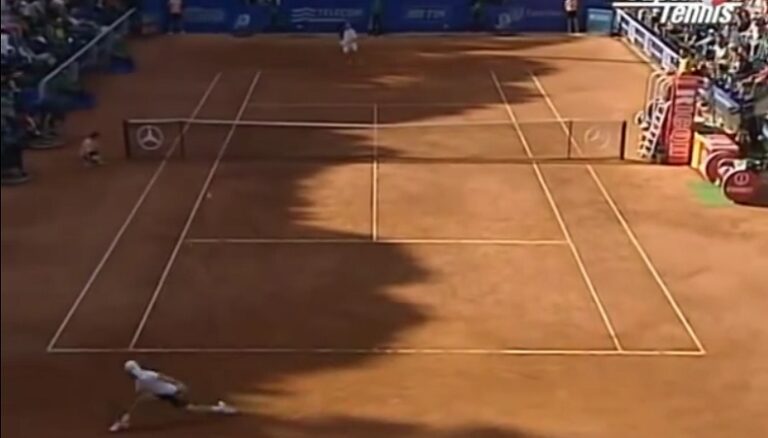 Exceptionnelle défense de Guillermo Coria (Rome 2005)